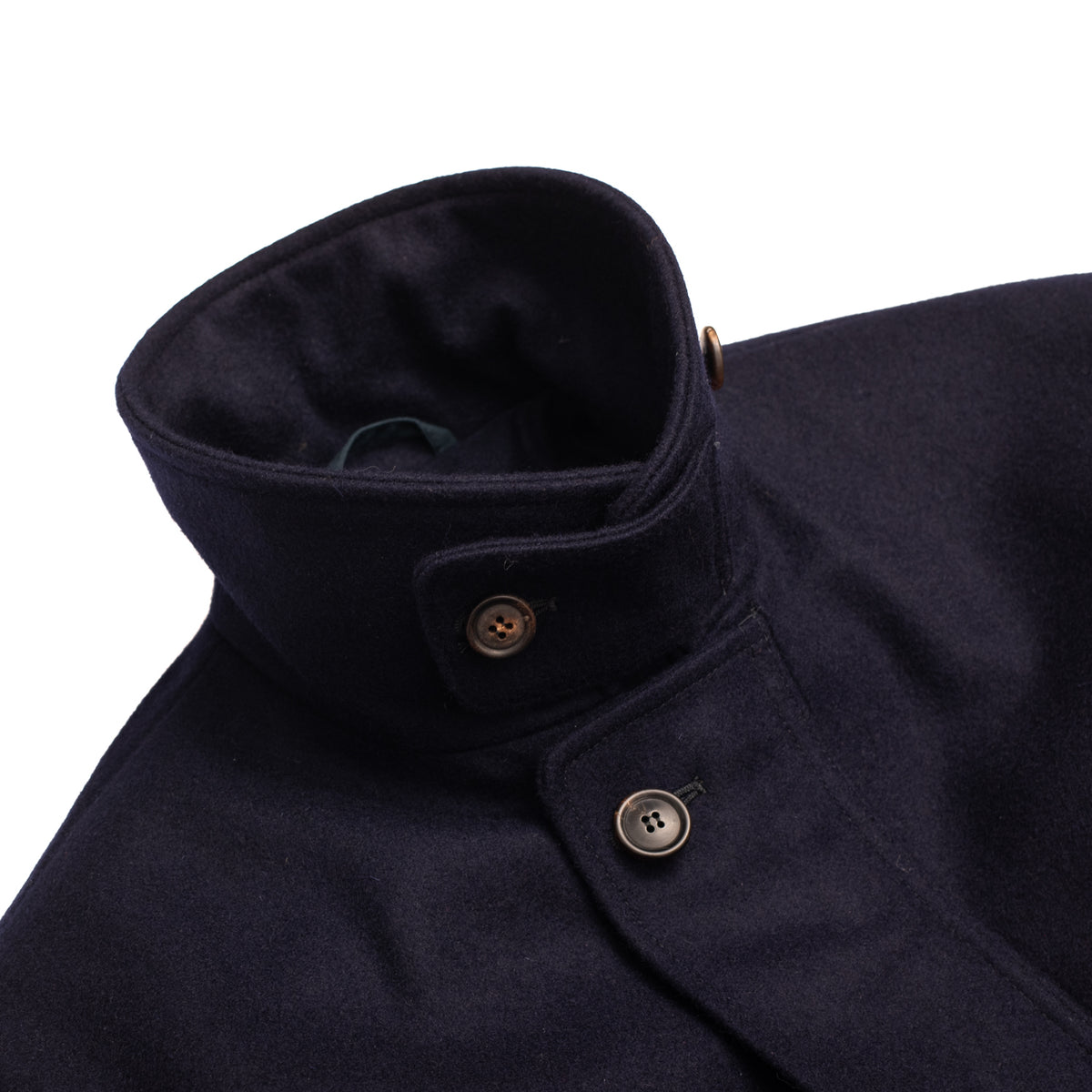 Navy Melton Wool Farington Field Coat – William Crabtree & Sons